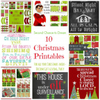 Barb Camp - 10 Christmas Printables for Decor, Gift Giving and Party Needs