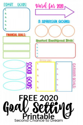 Barb Camp - 2020 Goal Setting Printable