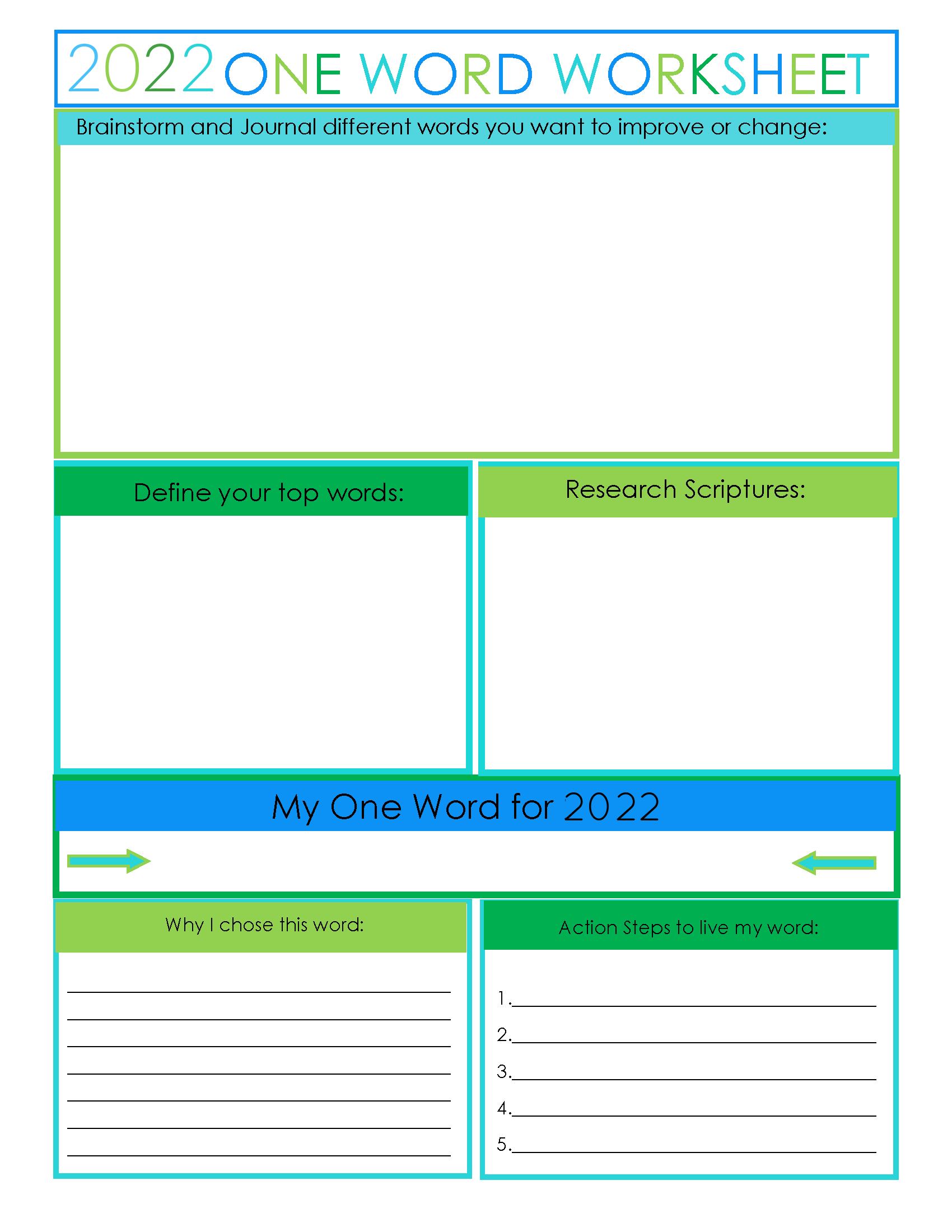 Barb Camp - What is your One Word for 2022 & Why you should have one